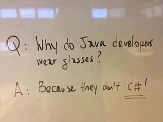 Why Do Java Developers Wear Glasses? - E.J. Padero dot Com 5.0